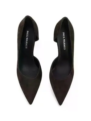 PAUL WARMER Suede D'orsay Pumps