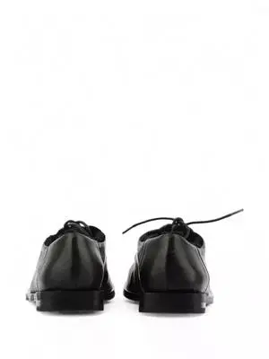 Elena Iachi Althea Lace-up Shearling-lined Loafers