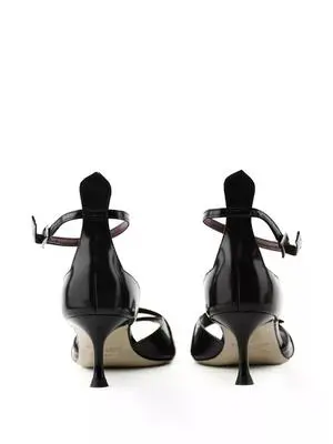 MOROBÉ Annie Double-buckle Heeled Sandals