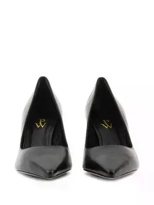 PAUL WARMER Kate Pointed-toe Leather Pumps