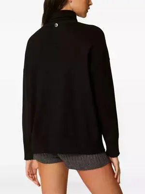 TWINSET Loose Fitting Turtleneck Jumper