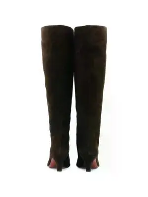 PAUL WARMER Fredine Suede Knee-high Boots