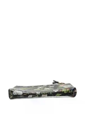 Gucci Flora Busta Grande Bamboo Clutch Bag