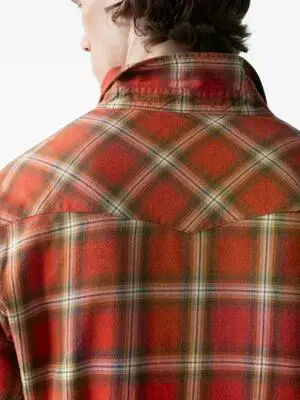 CARTER YOUNG Plaid Flannel Western Shirt