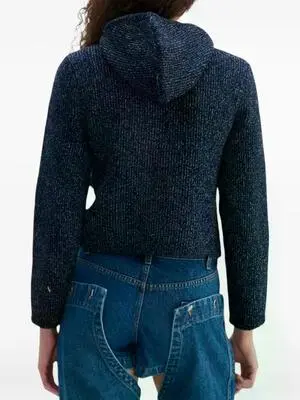 Eckhaus Latta Knot Zip-up Cardigan