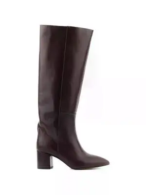 TORAL SHOES Pointed-toe Knee-high Boots - Red