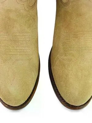 PAUL WARMER Kansas Leather Cowboy Boots