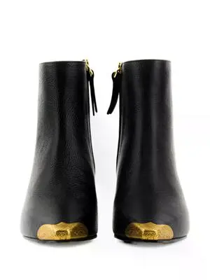 Roberto Festa Engraved Metal-tip Ankle Boots