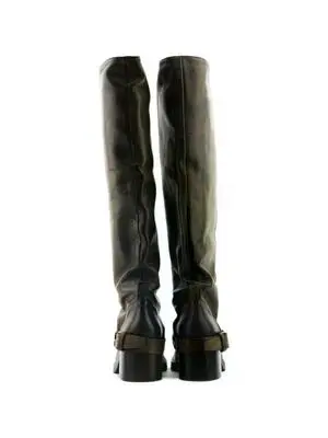 Elena Iachi Buckle-strap Knee-high Boots