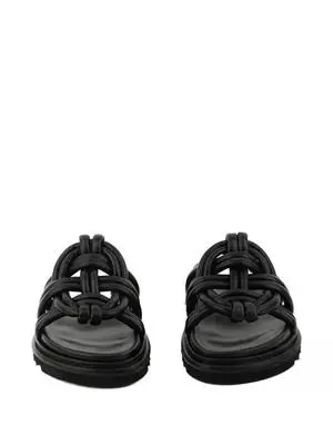 MOROBÉ Aria Knotted Leather Sandals