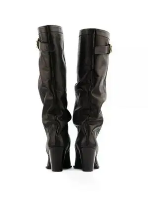 Elena Iachi Slouchy Buckle-strap Boots
