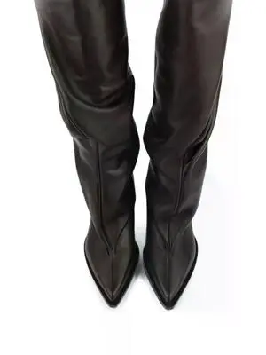 Elena Iachi Slouchy Buckle-strap Boots