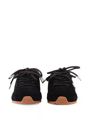 NUBIKK Billy Lou Ii Suede Low-top Sneakers - Black