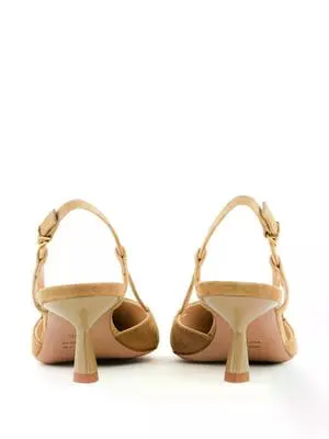 PAUL WARMER Shii Suede Slingback Pumps