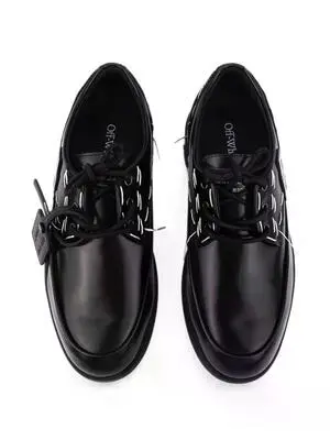 Off-White Sartorial Contrast-stitch Derby Shoes