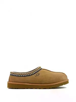 UGG Tasman Embroidered Slippers - Neutrals