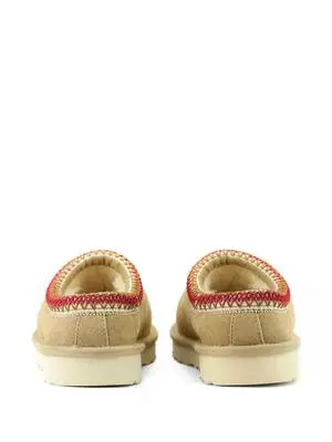 UGG Tasman Embroidered Slippers - Neutrals