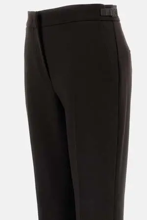 Max Mara Slim-fit Stretch Double Wool Canvas Trousers