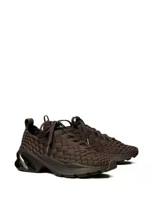 Tory Burch Good Luck Woven-detail Sneakers