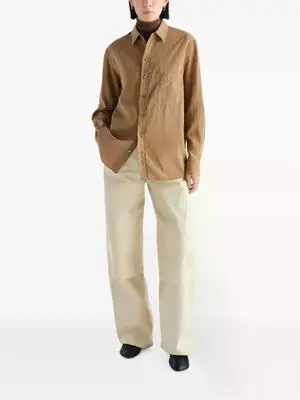 LEMAIRE Straight Shirt In Dry Silk