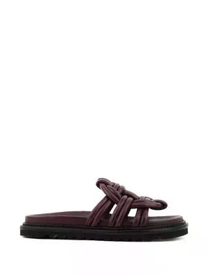 MOROBÉ Aria Interwoven Sandals - Red