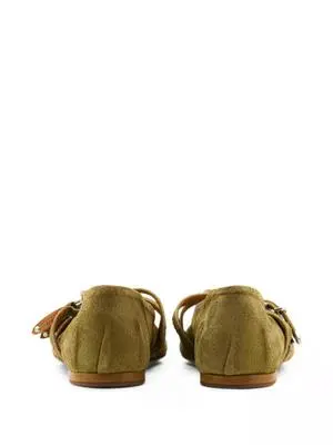 POSA Vita Buckle-fastening Ballet Flats