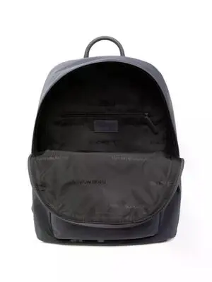 Emporio Armani Logo-plaque Zip-fastening Backpack - Grey