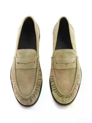 POSA Suede Penny Loafers