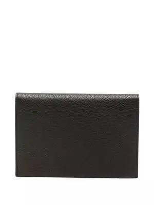 THE ROW Snap-closure Leather Wallet - Brown