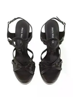 PAUL WARMER Paris Leather Heeled Sandals