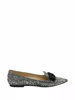 JIMMY CHOO Gala Bow Loafers