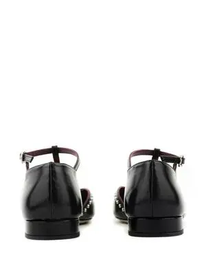 MOROBÉ Florinne 01 Studded T-bar Ballet Flats