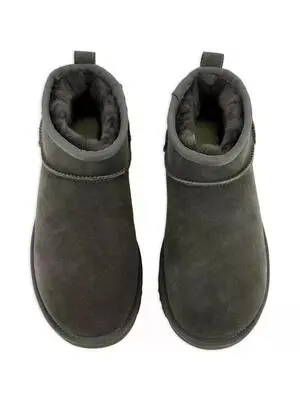 UGG Classic Ultra Mini Leather Ankle Boots
