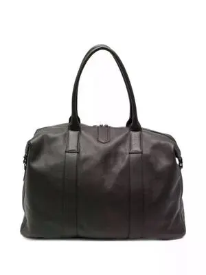 CANALI Leather Holdall - Brown