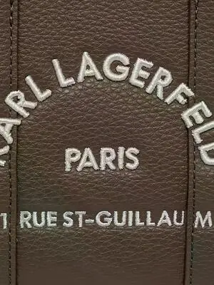 Karl Lagerfeld Mini Rue St-guillaume Logo-embroidered Tote Bag