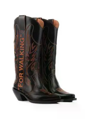 Off-White For Walking Western Tan Boots
