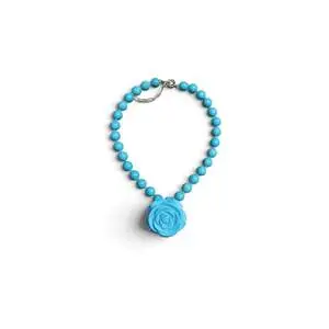 A'MISS Lafkada Rose Necklace - Blue