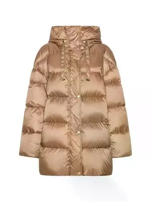 Max Mara Quilted Hooded Coat