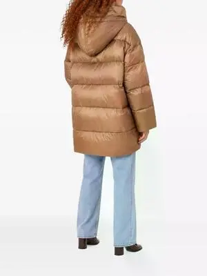 Max Mara Quilted Hooded Coat