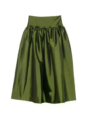 Bernadette Oscar Bow-detailed Midi Skirt - Green