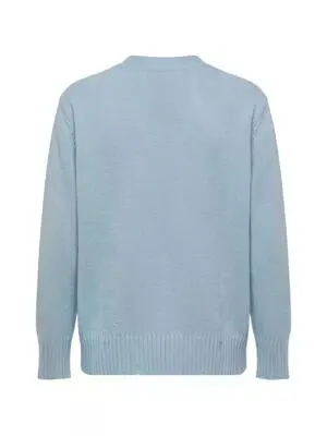 AMARANTO Distressed V-neck Cardigan