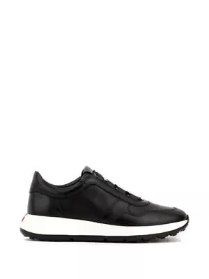 TOD'S Red Dot Leather Sneakers - Black