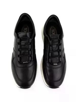 TOD'S Red Dot Leather Sneakers
