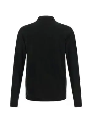 LARMERI STUDIO Button-up Long-sleeve Polo Shirt