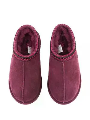 UGG Tasman Ii Leather Flat Mules - Purple