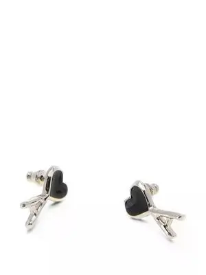 AMI Paris De Coeur Earrings - Silver