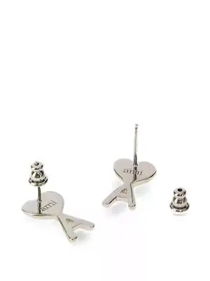 AMI Paris De Coeur Earrings - Silver