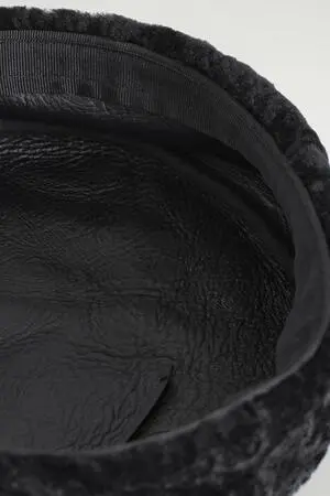 COS Shearling Pillbox Hat
