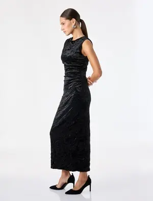 Koton Velvet Midi Dress