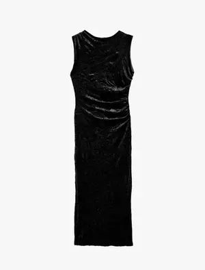 Koton Velvet Midi Dress